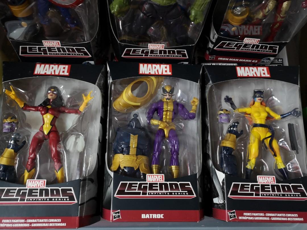 Marvel Legends Avengers Endgame movie Complete Thanos BAF wave. Captain ...