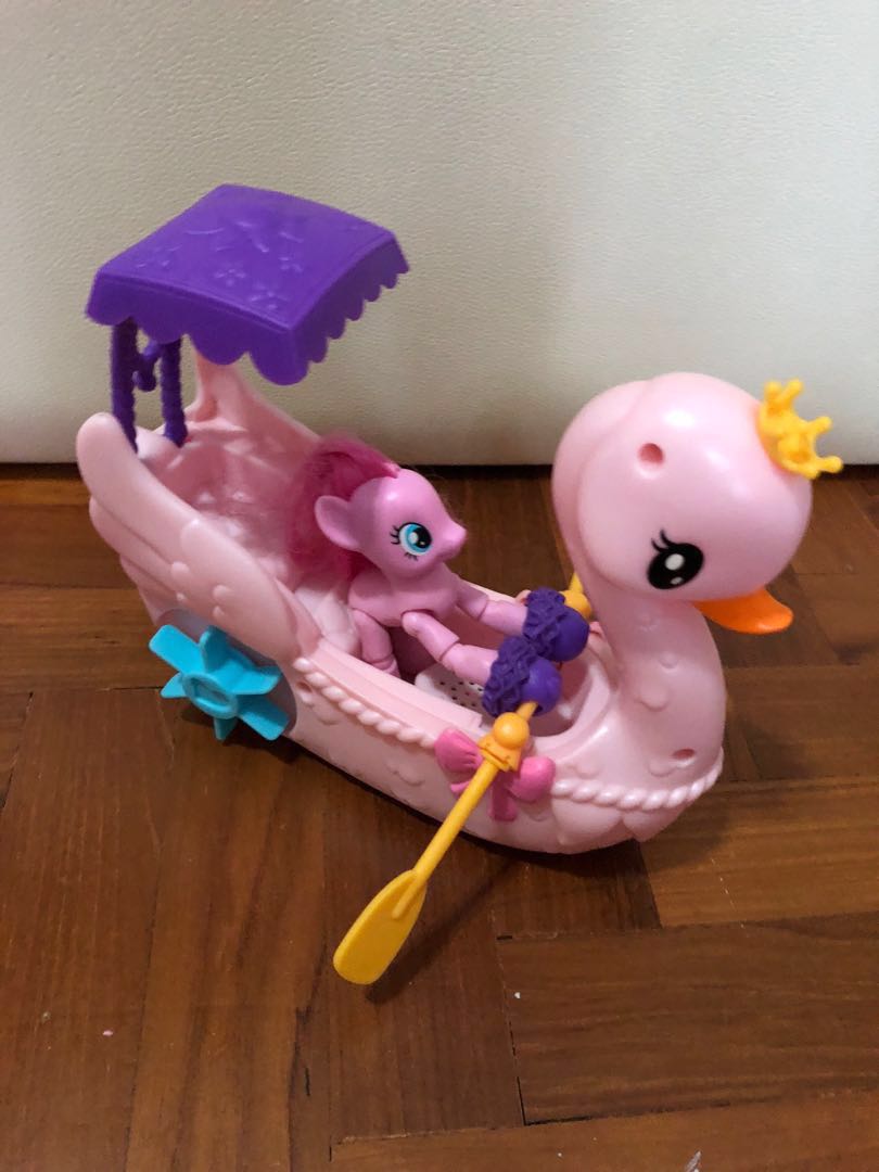 My little Pony with music swan boat, Hobbies & Toys, Toys & Games on ...