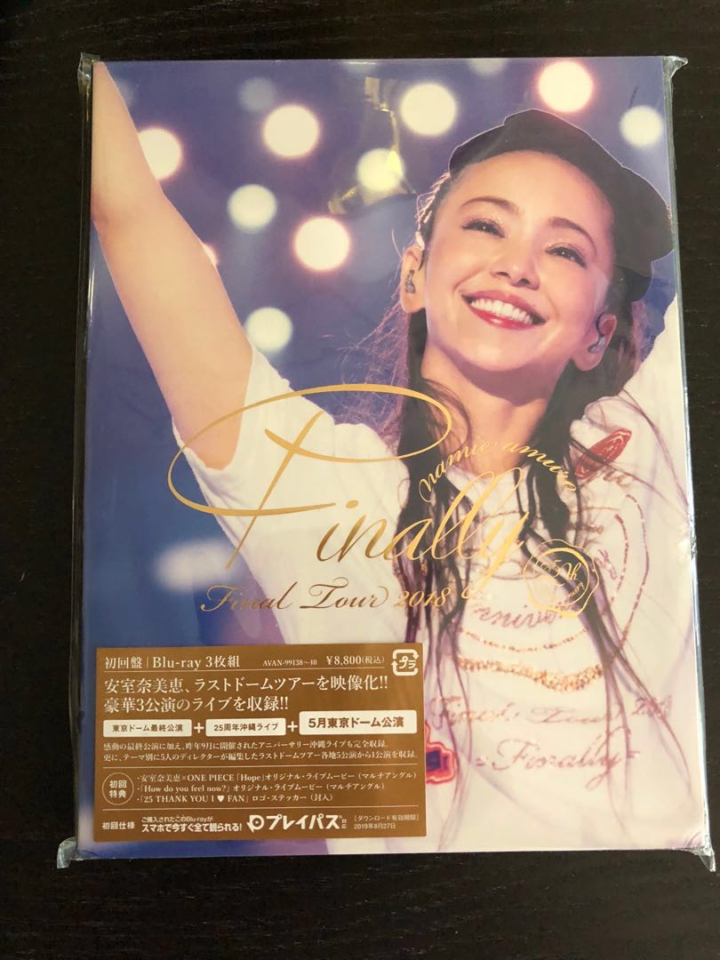 namie amuro Final Tour 2018 ~Finally~ (東京ドーム最終公演+25周年沖縄ライブ+5月東京ドーム公演)(Blu-ray Disc3枚組)(初回生産限定盤 ...