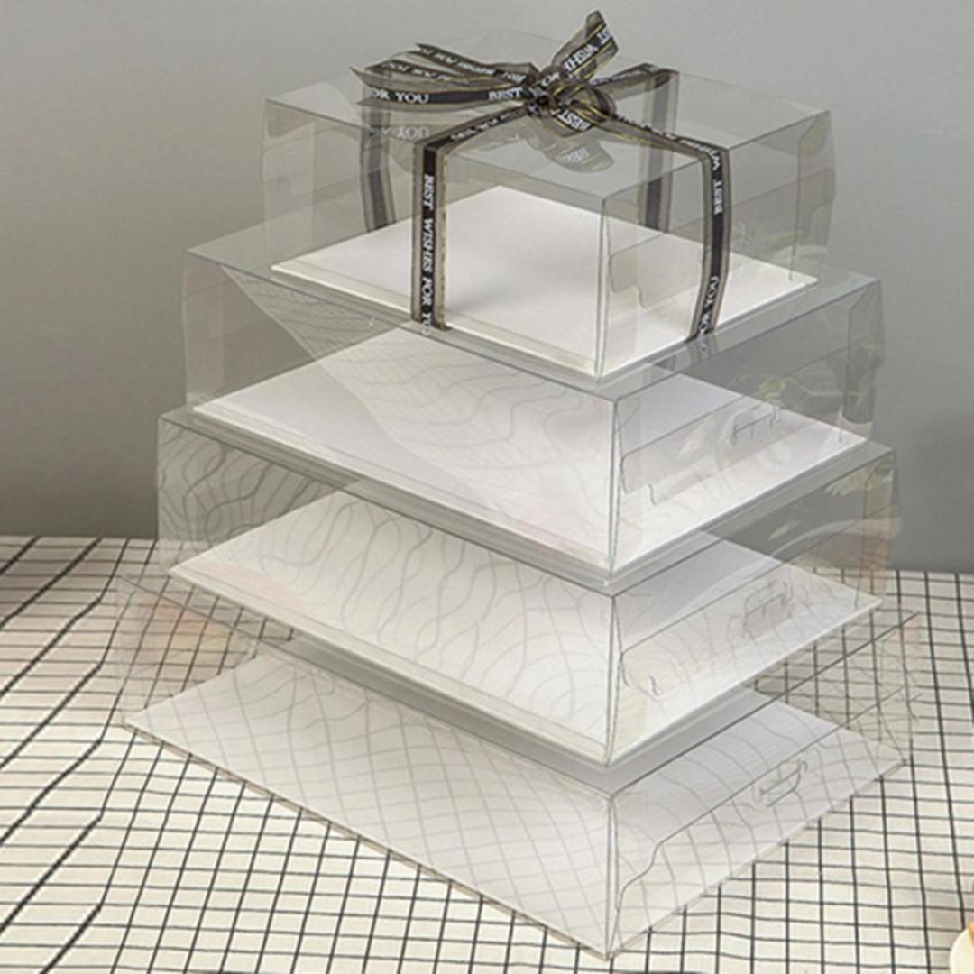 Premium Box + Board / rectangle rectangular boxes cake cakes boards ...