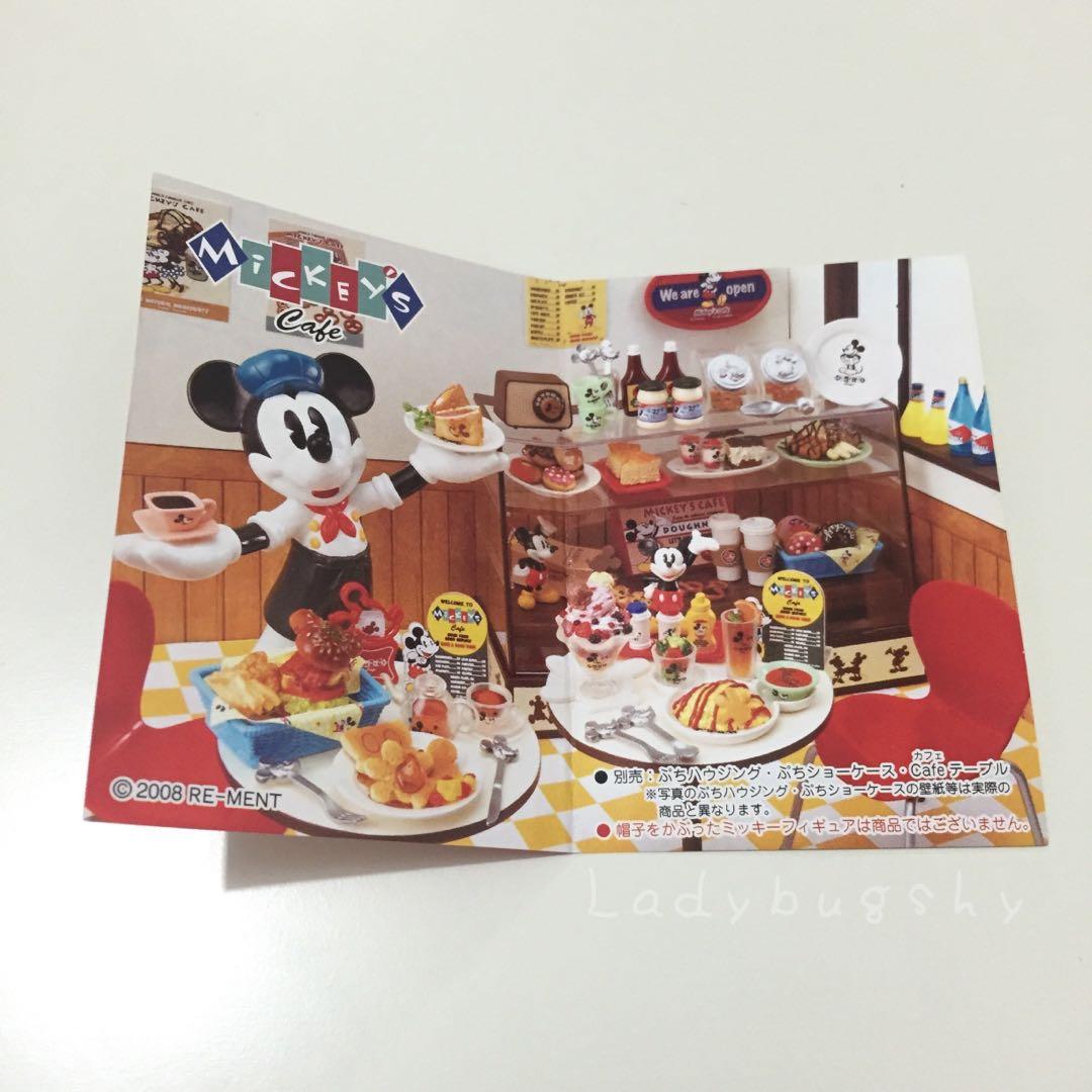 Re-ment Disney Mickey 50's Cafe Series Mini Figurines Set, Hobbies ...