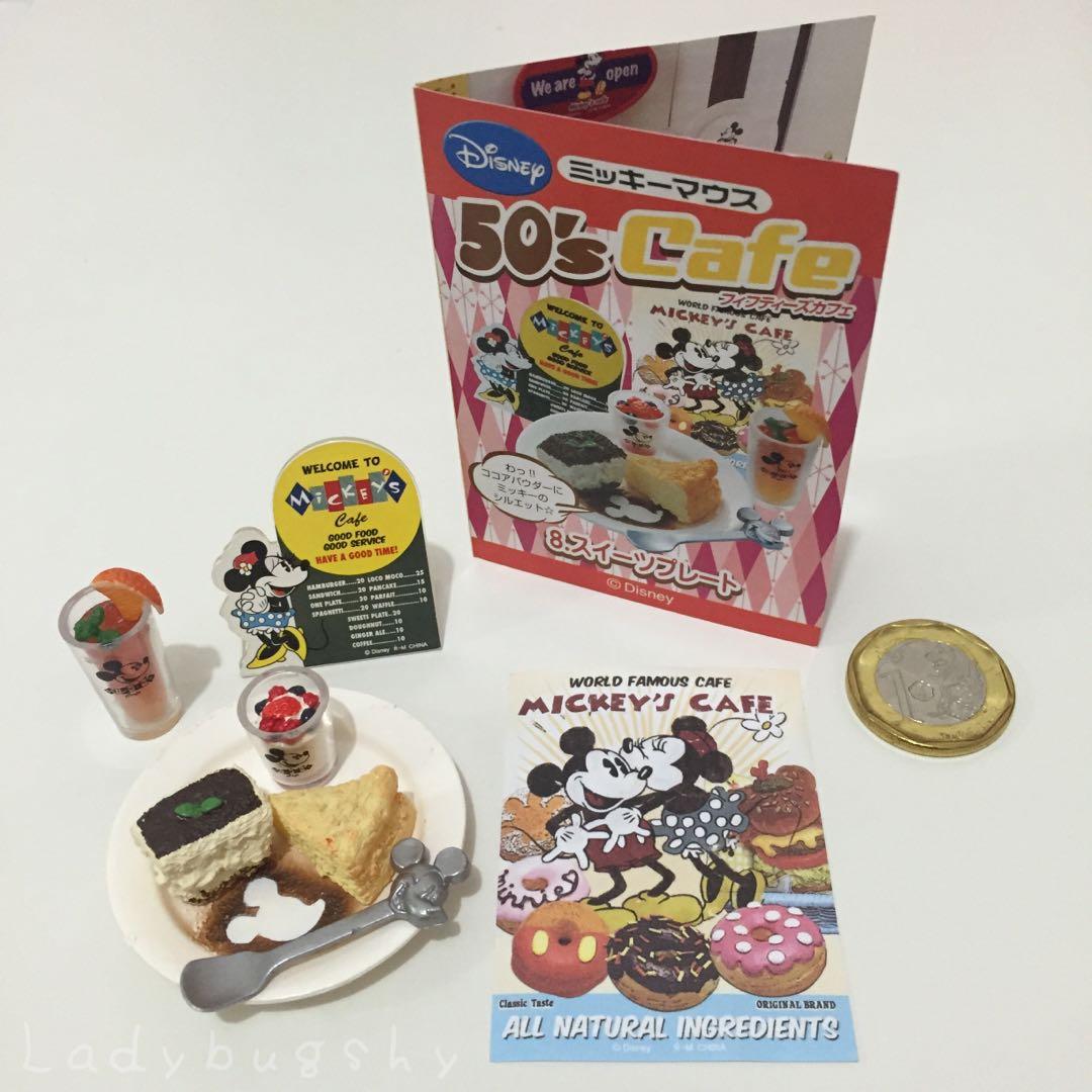 Re-ment Disney Mickey 50's Cafe Series Mini Figurines Set, Hobbies & Toys, Toys & Games on Carousell