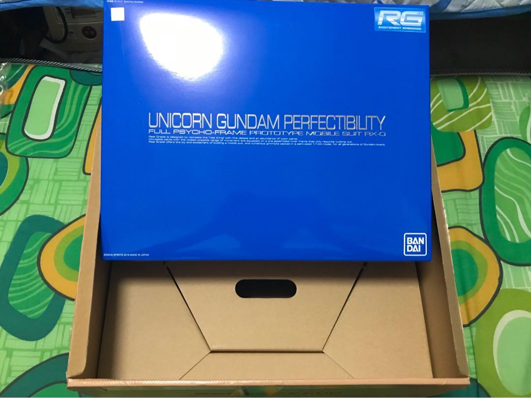 RG Unicorn Gundam Perfectibility, Hobbies & Toys, Toys & Games on Carousell
