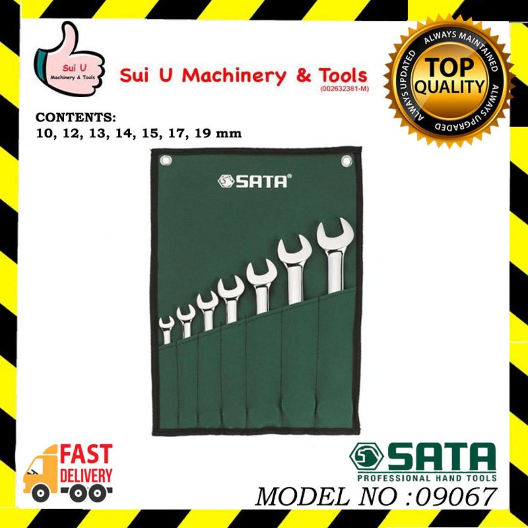 Sata 09067 7 Pc. Metric Combination Wrench Set, TV & Home Appliances ...