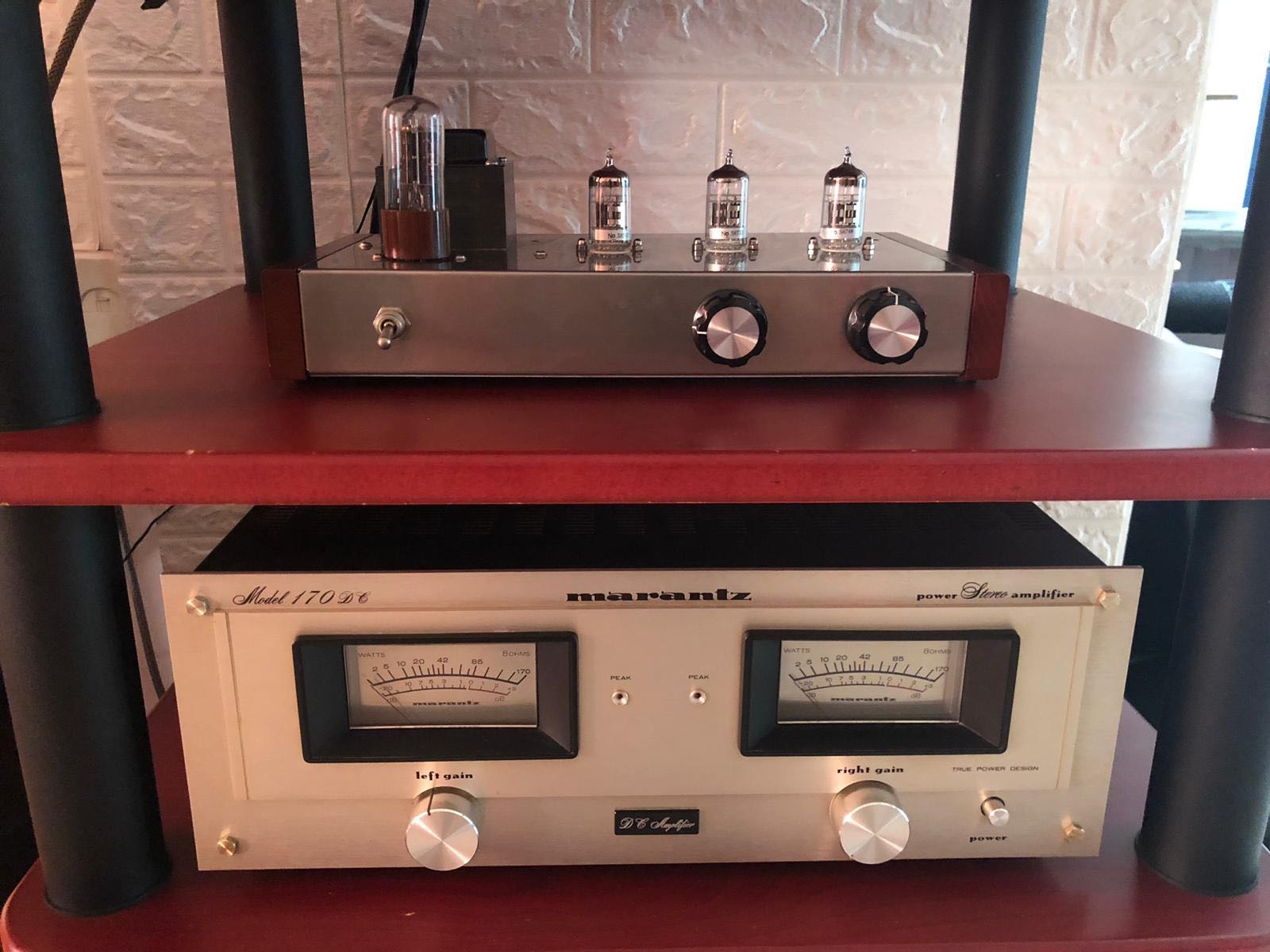 Selling Power Amp & Preamp (Marantz 170 DC & M7 Tube Preamp), Audio ...