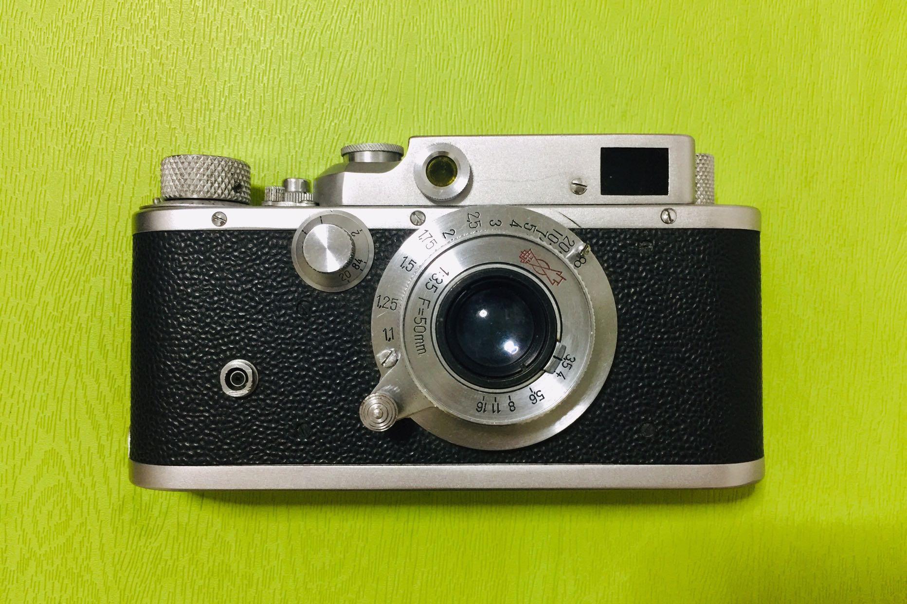 Shanghai 58-II with lens 50/3.5, Photography, Cameras on Carousell