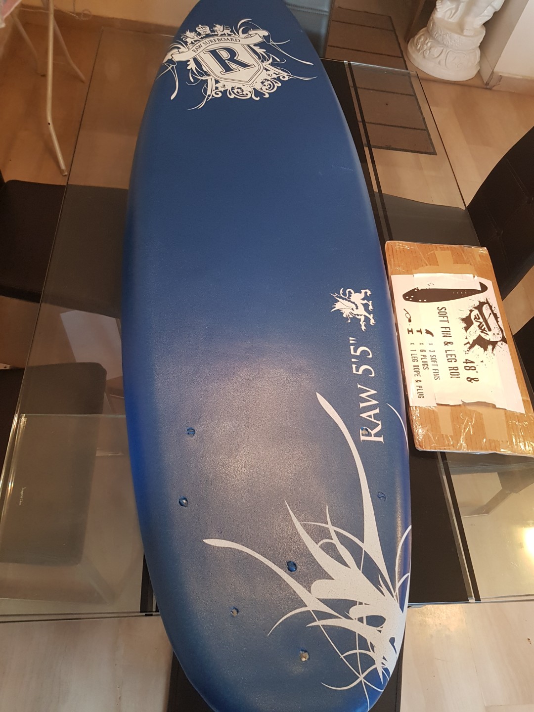Surfboard full set with Soft Fin & Leg rope, Sports Equipment, Exercise ...