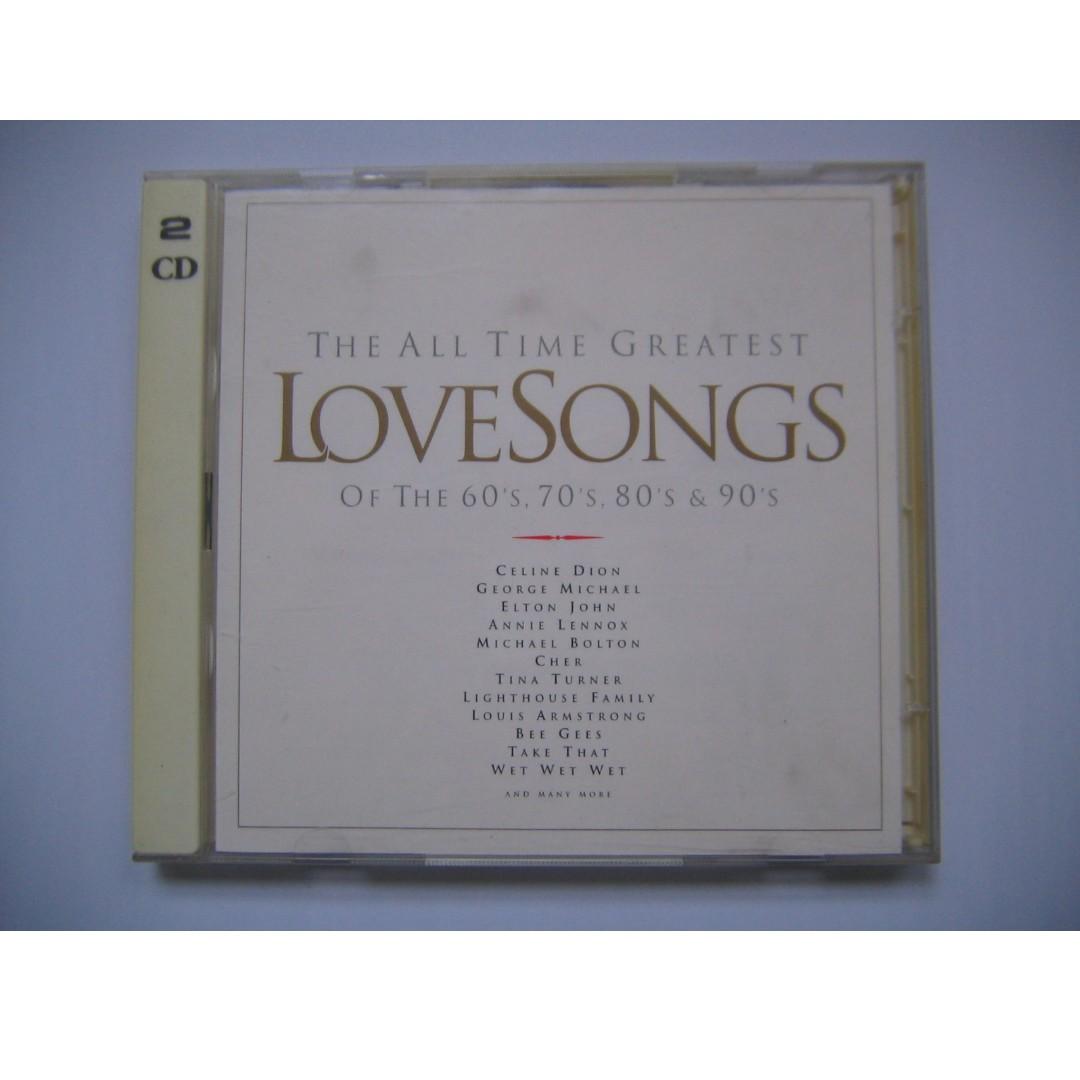 The All Time Greatest Love Songs CD (Celine Dion, Bee Gees, Luther ...