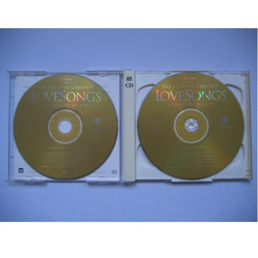 The All Time Greatest Love Songs CD (Celine Dion, Bee Gees, Luther ...