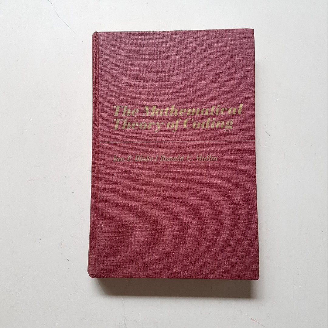 THE MATHEMATICAL THEORY OF CODING, Hobbies & Toys, Books & Magazines ...