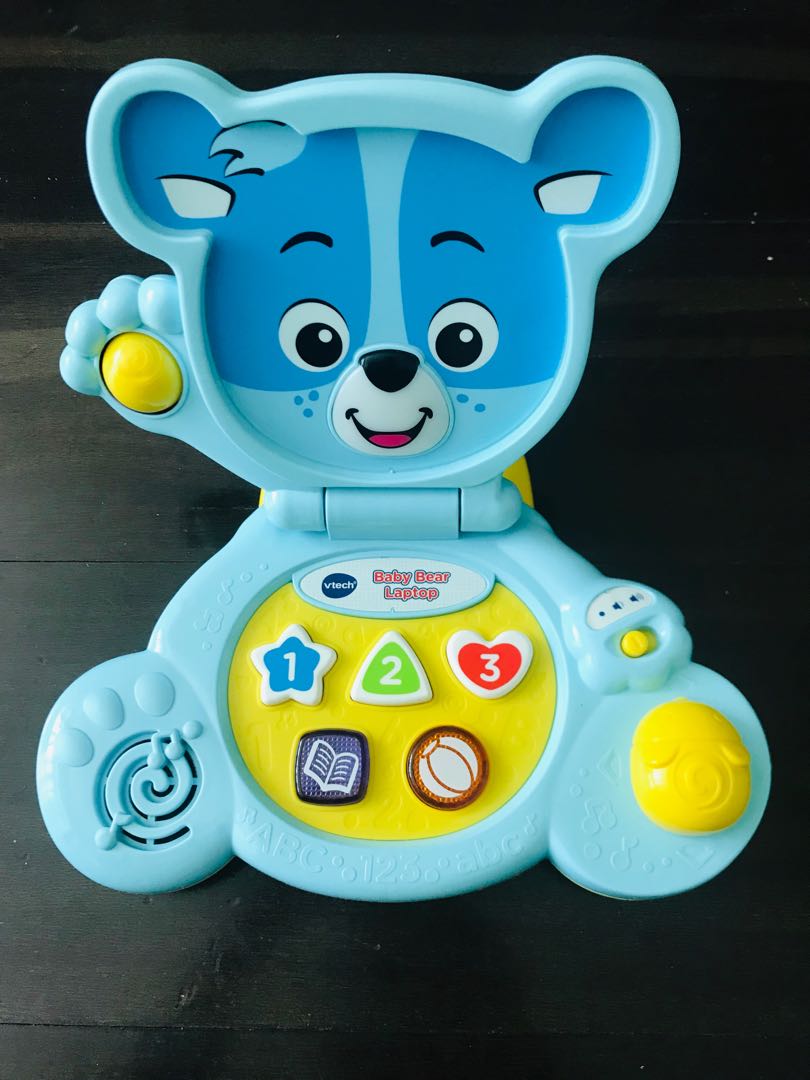 Vtech Baby Bear Laptop, Babies & Kids, Infant Playtime on Carousell
