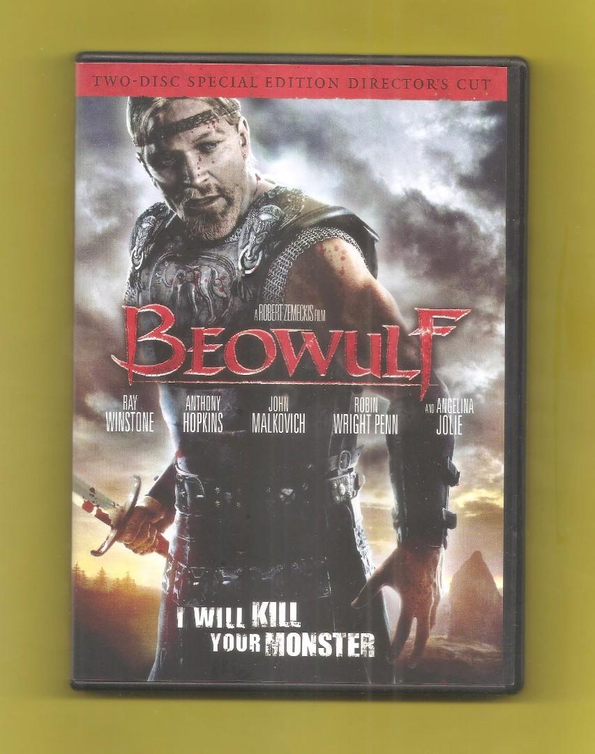 魔戰王 貝奧武夫 Beowulf DVD 雙碟導演版 黑魔后 永恆族 安祖蓮娜 絕版 中文字幕 非 4K 藍光 BD Blu-ray, 興趣及 ...