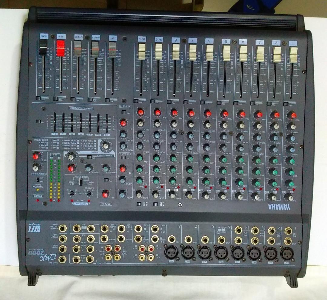 Mixer Amplifier Yamaha EMX2000, Audio, Other Audio Equipment on Carousell