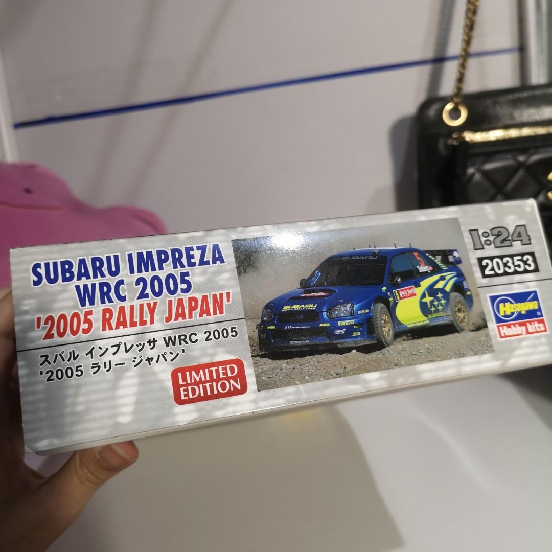 BNIB Hasegawa Hobby Kits SUBARU IMPREZA WRX 2005 Rally Japan buildable ...
