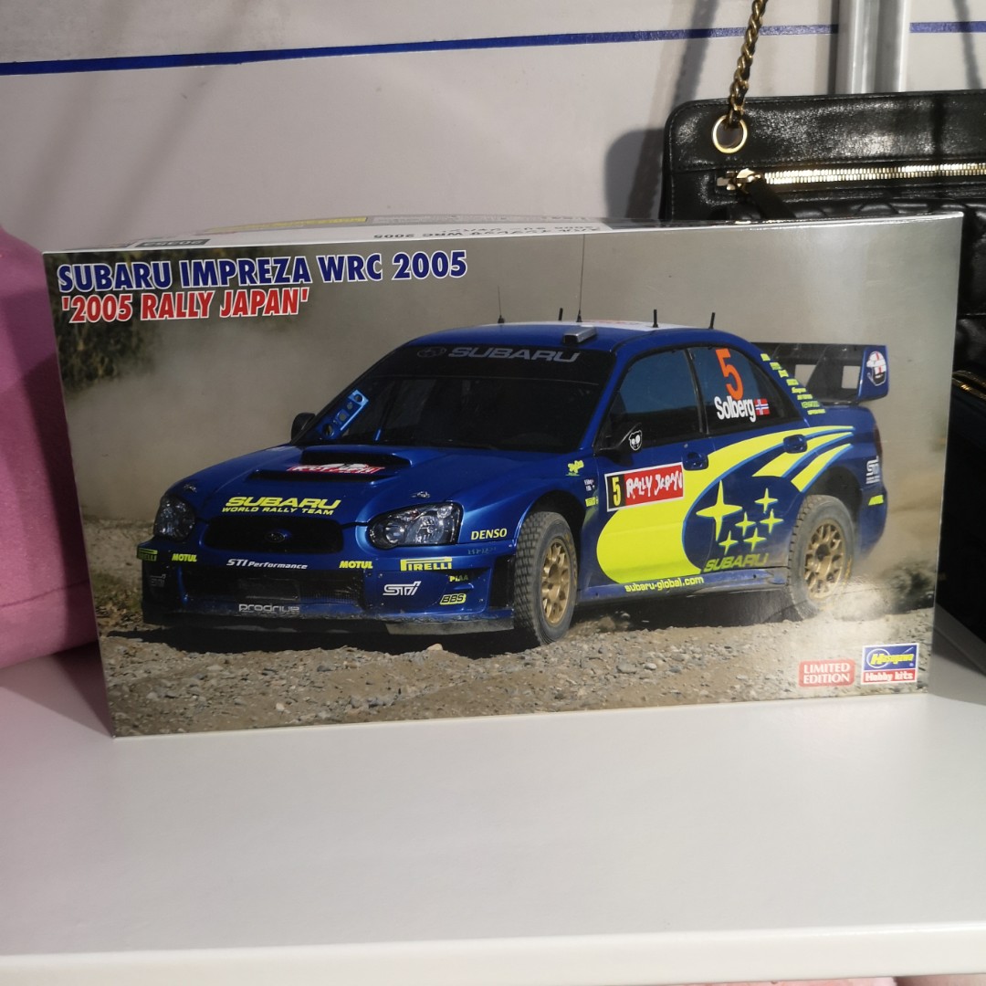 BNIB Hasegawa Hobby Kits SUBARU IMPREZA WRX 2005 Rally Japan buildable ...