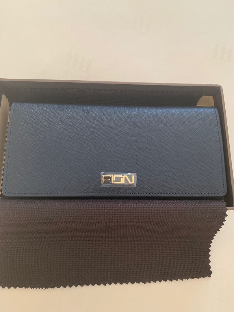 Brand New!! FION Navy Blue Wallet, Women's Fashion, Bags & Wallets ...