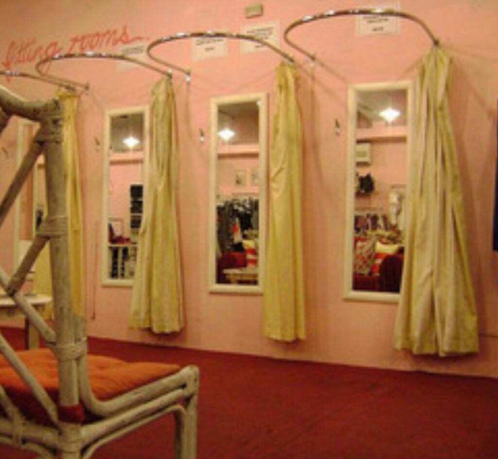 Changing Room Curtain Rod, Furniture & Home Living, Lighting & Fans ...