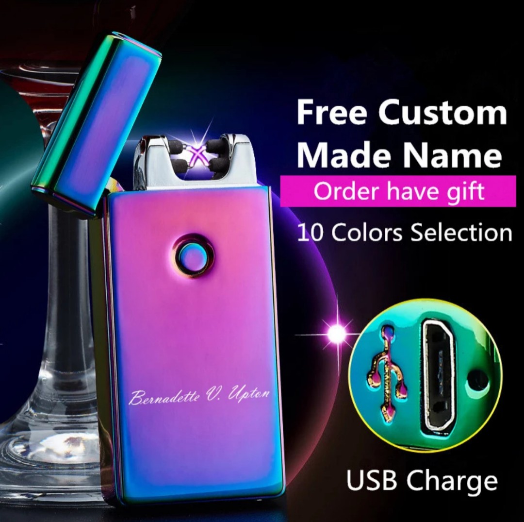 Custom Engrave Name Smart Lighter with Box | Best Gift, Hobbies & Toys ...