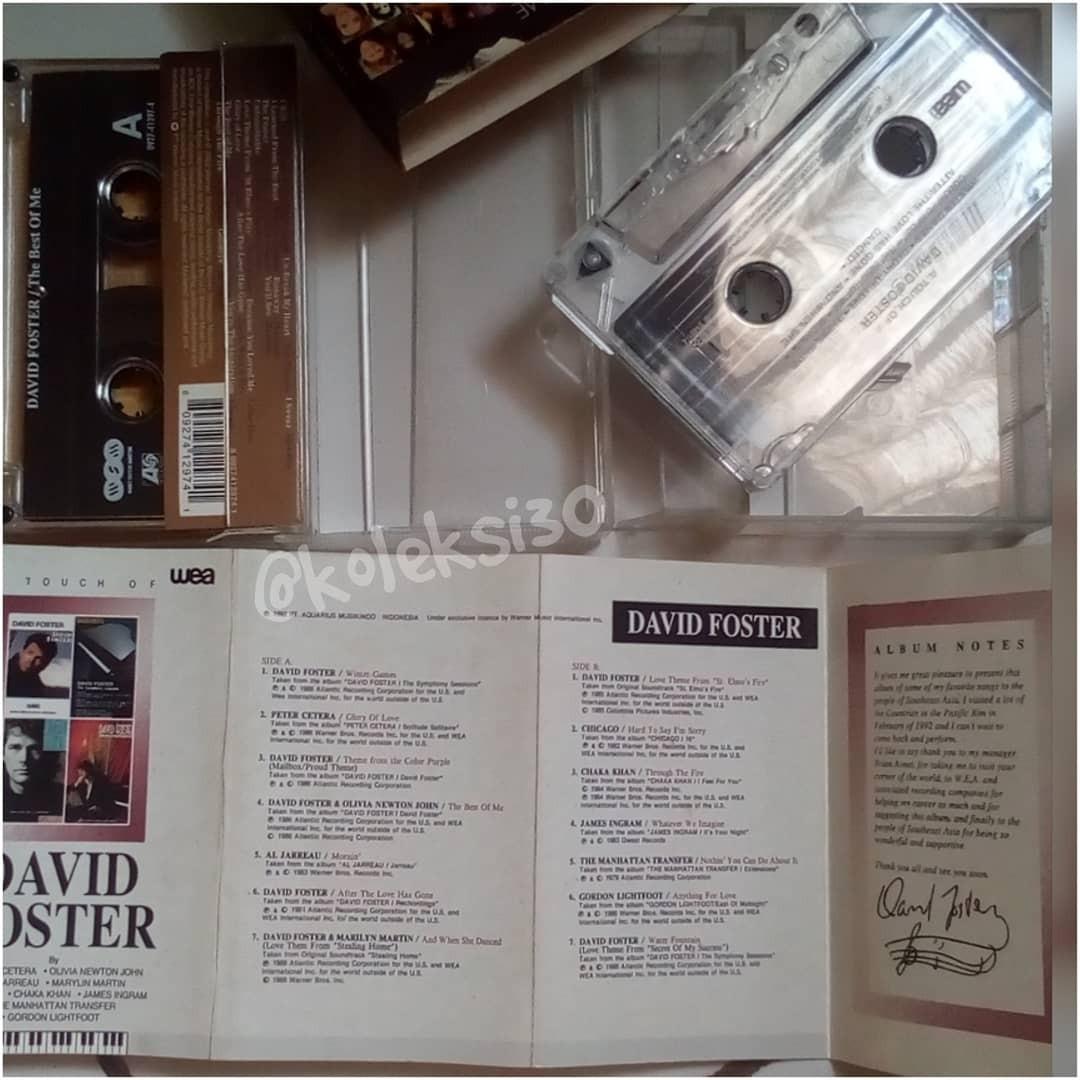 David Foster kaset pita, Musik & Media, CD, DVD & Lainnya di Carousell