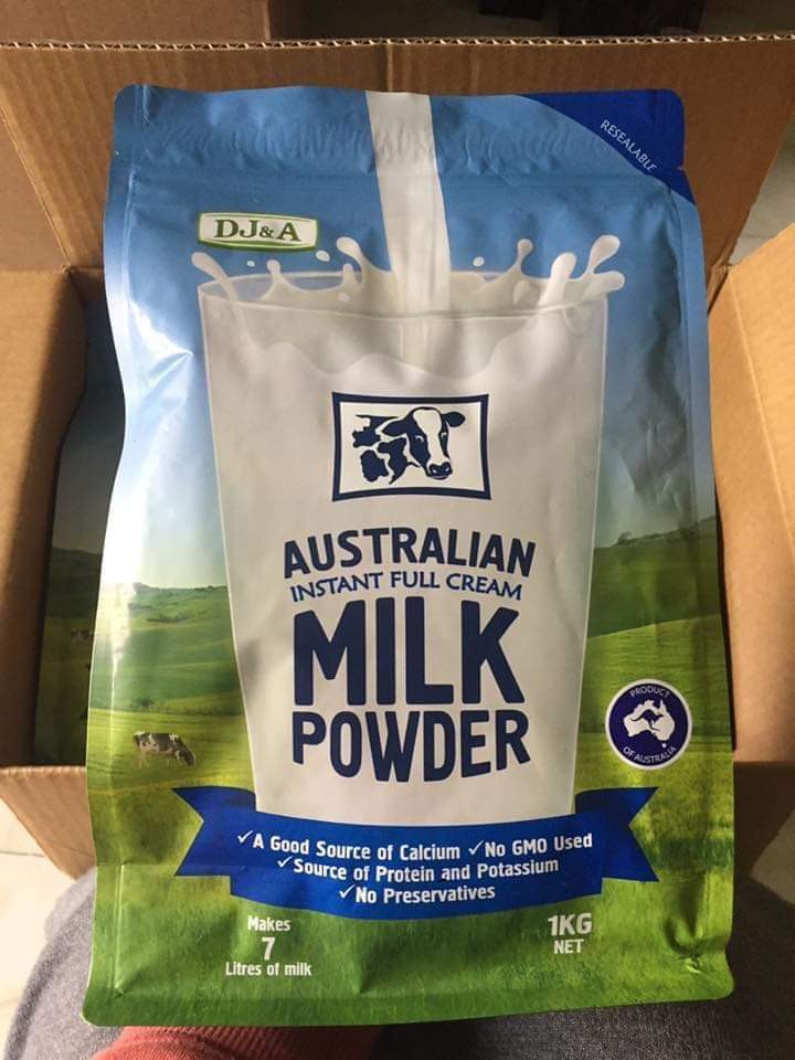 Dj A Australian Full Cream Milk Powder Kg Food Drinks Packaged Instant Food On Carousell