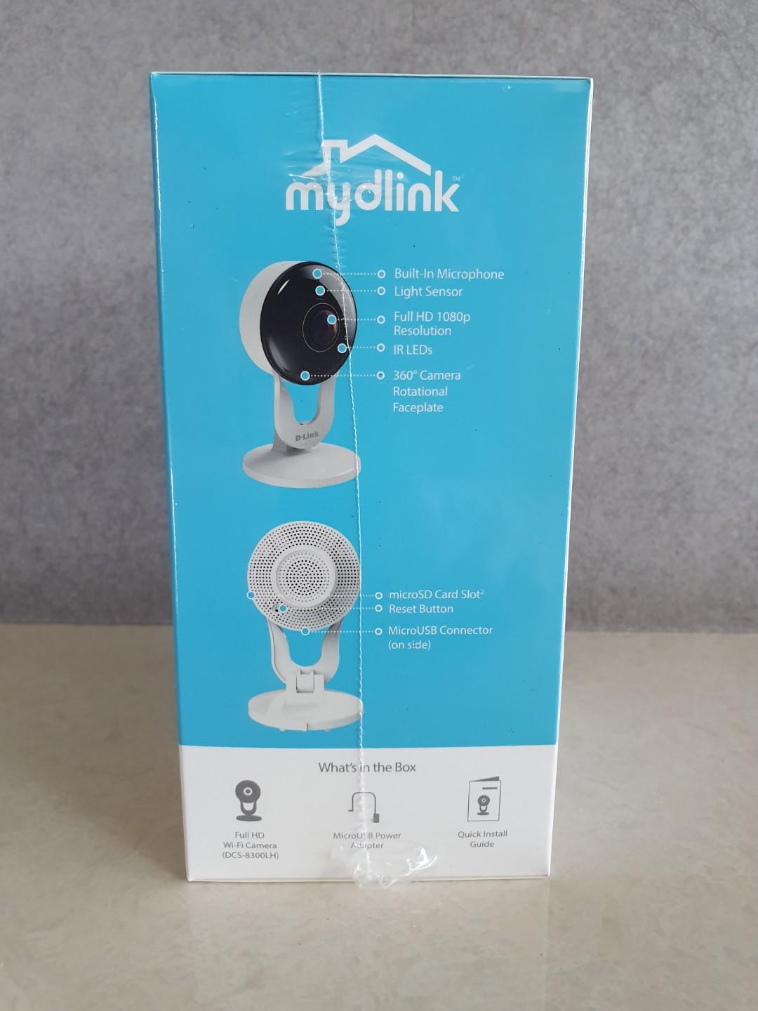 D-Link DCS 8300LH Full HD Wifi Camera (New), Furniture & Home Living ...