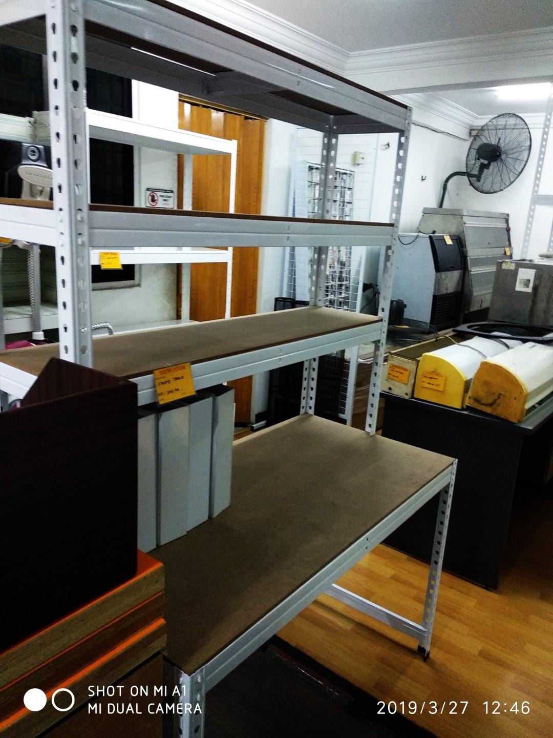 Durable Study Table Cum Storage Rack ( Boltless ), Furniture & Home ...