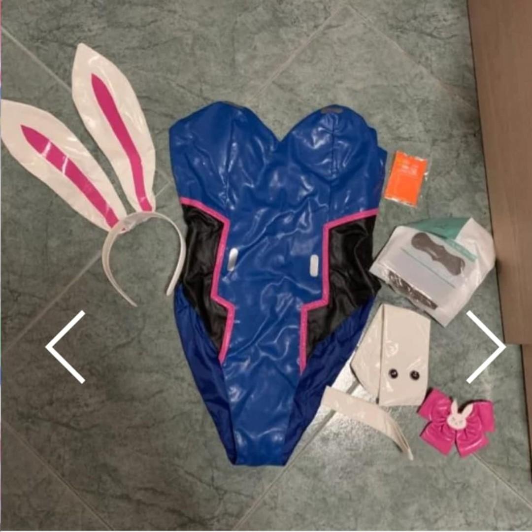 D.va Bunny Suit Fanart Cosplay Costume, Hobbies & Toys, Memorabilia & Collectibles, Fan ...