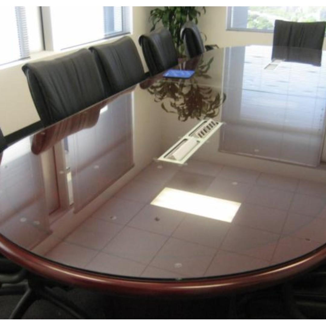 INSTALL GLASS TOP SURFACE l kaca alas meja, Services, Others on Carousell