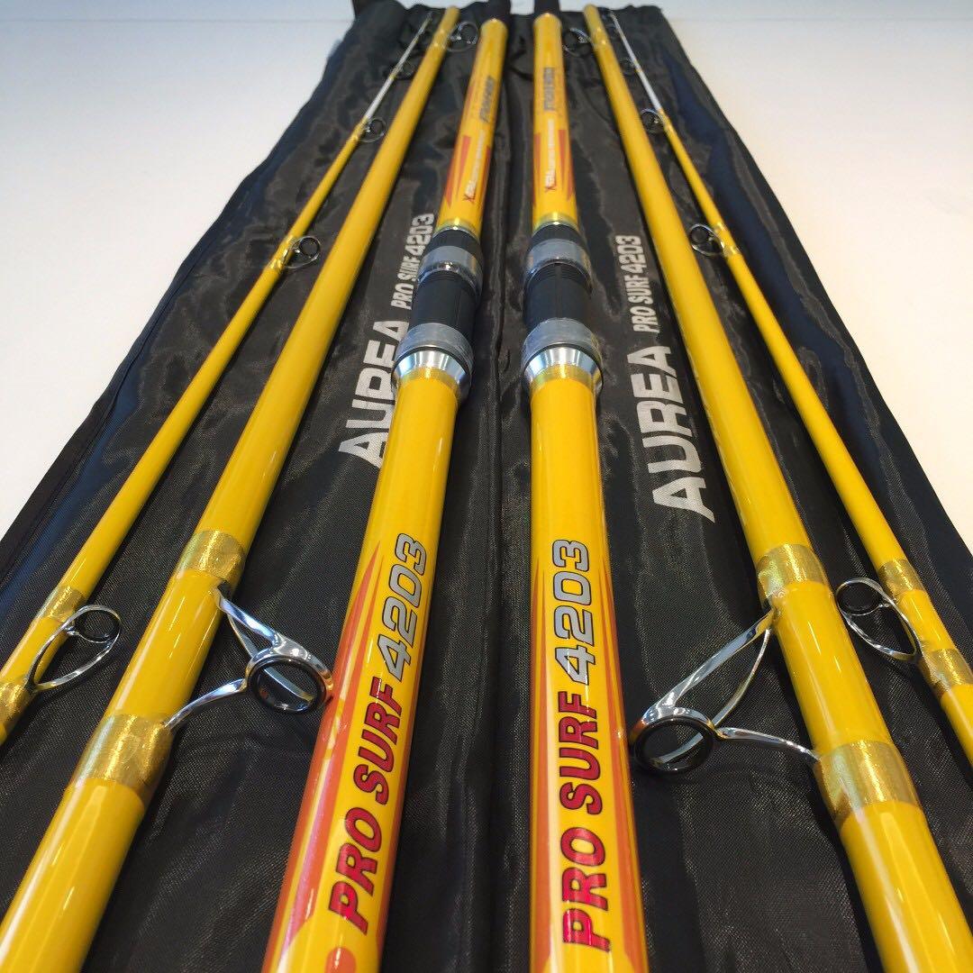 ITALY AUREA Surf Cast Fishing Rod, Sports Equipment, Fishing on Carousell