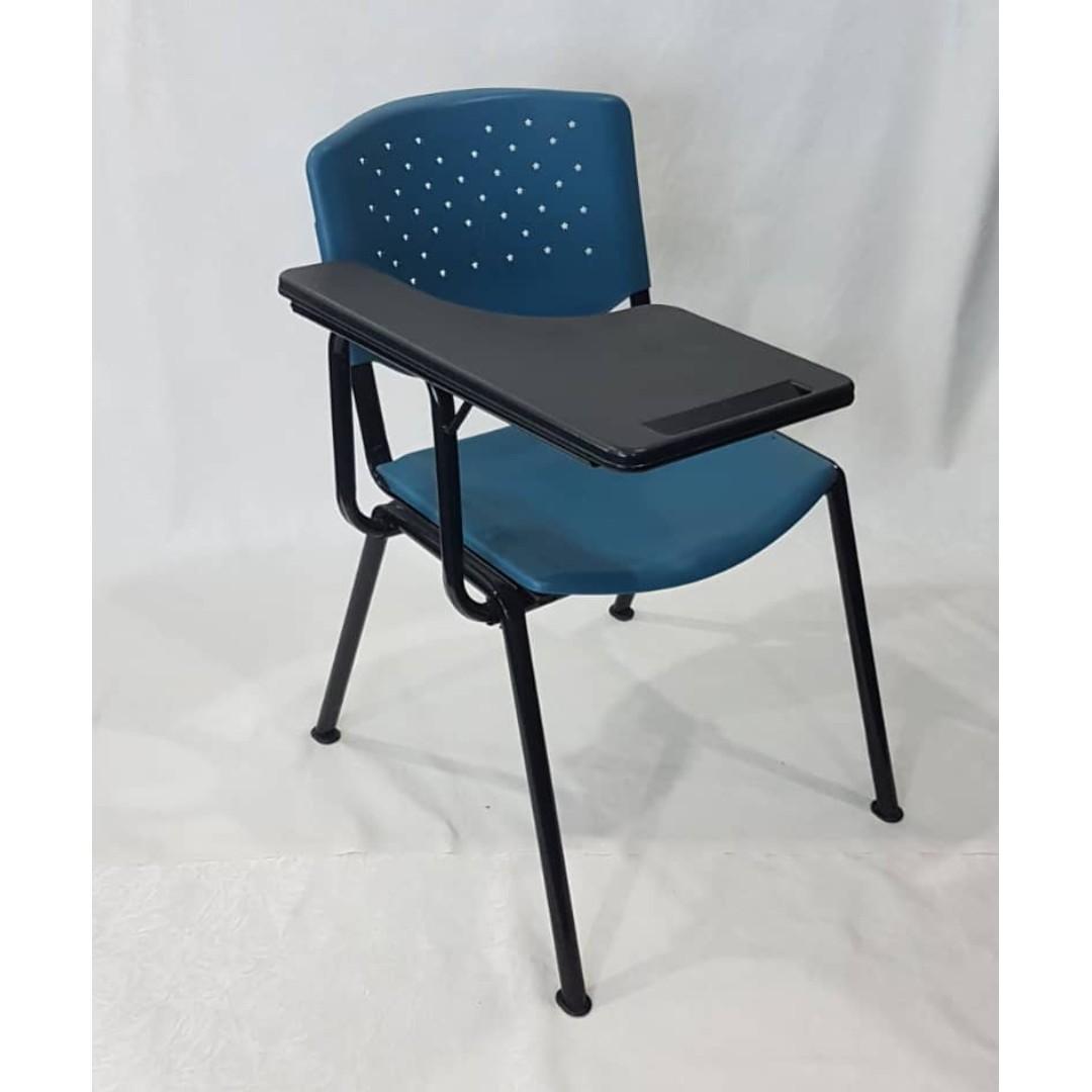 KERUSI KULIAH BERSERTA MEJA TEPI, Furniture & Home Living, Furniture ...