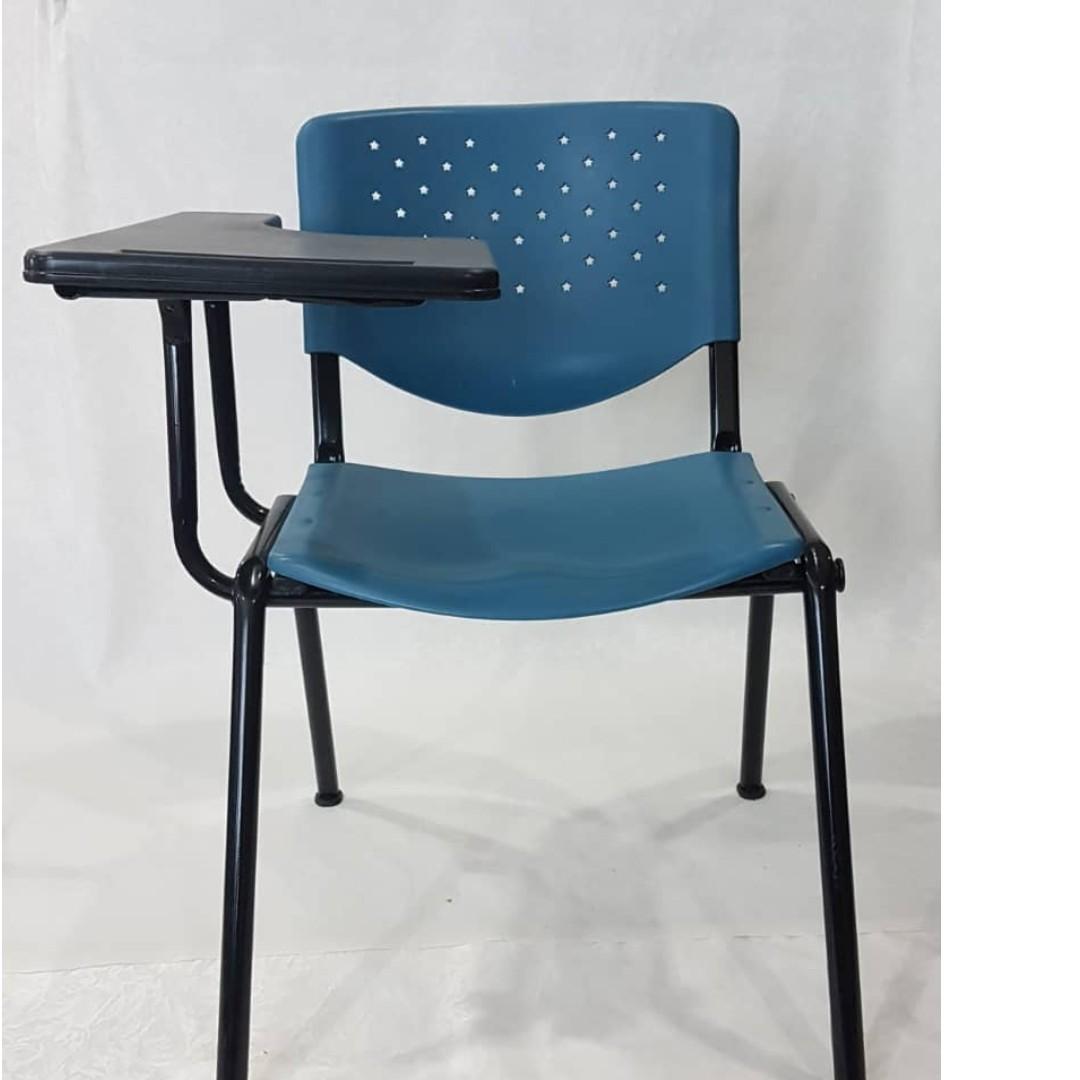 KERUSI KULIAH BERSERTA MEJA TEPI, Furniture & Home Living, Furniture ...