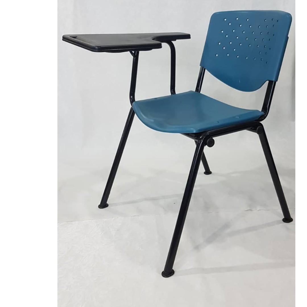 KERUSI KULIAH BERSERTA MEJA TEPI, Furniture & Home Living, Furniture ...