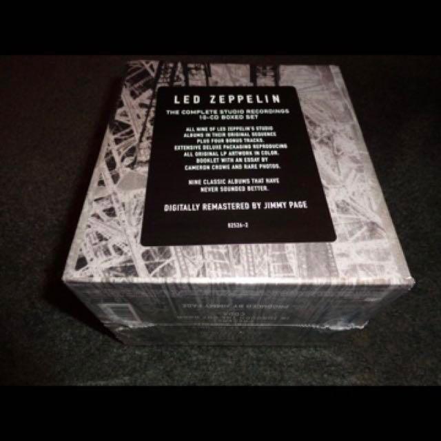 Led Zeppelin The Complete Studio Recordings 10-CD Boxed Set on Carousell