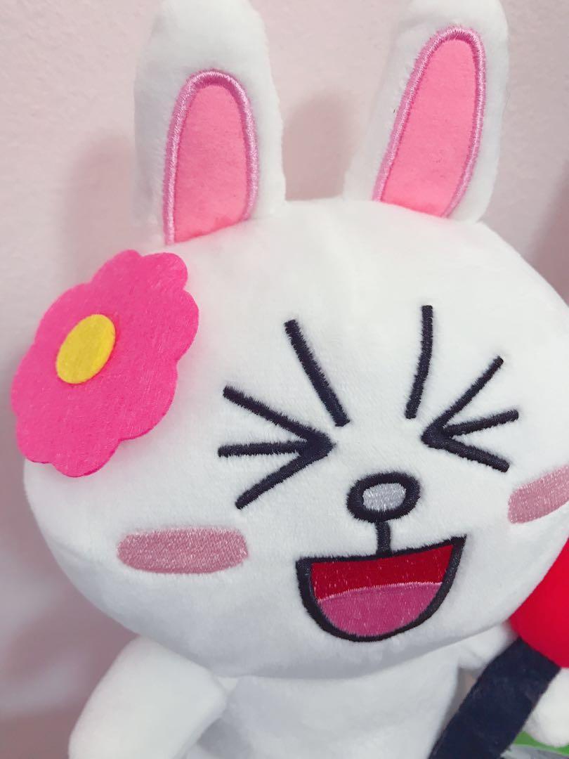 Line Friends Cony Rabbit Plush Toy, Hobbies & Toys, Toys & Games on ...