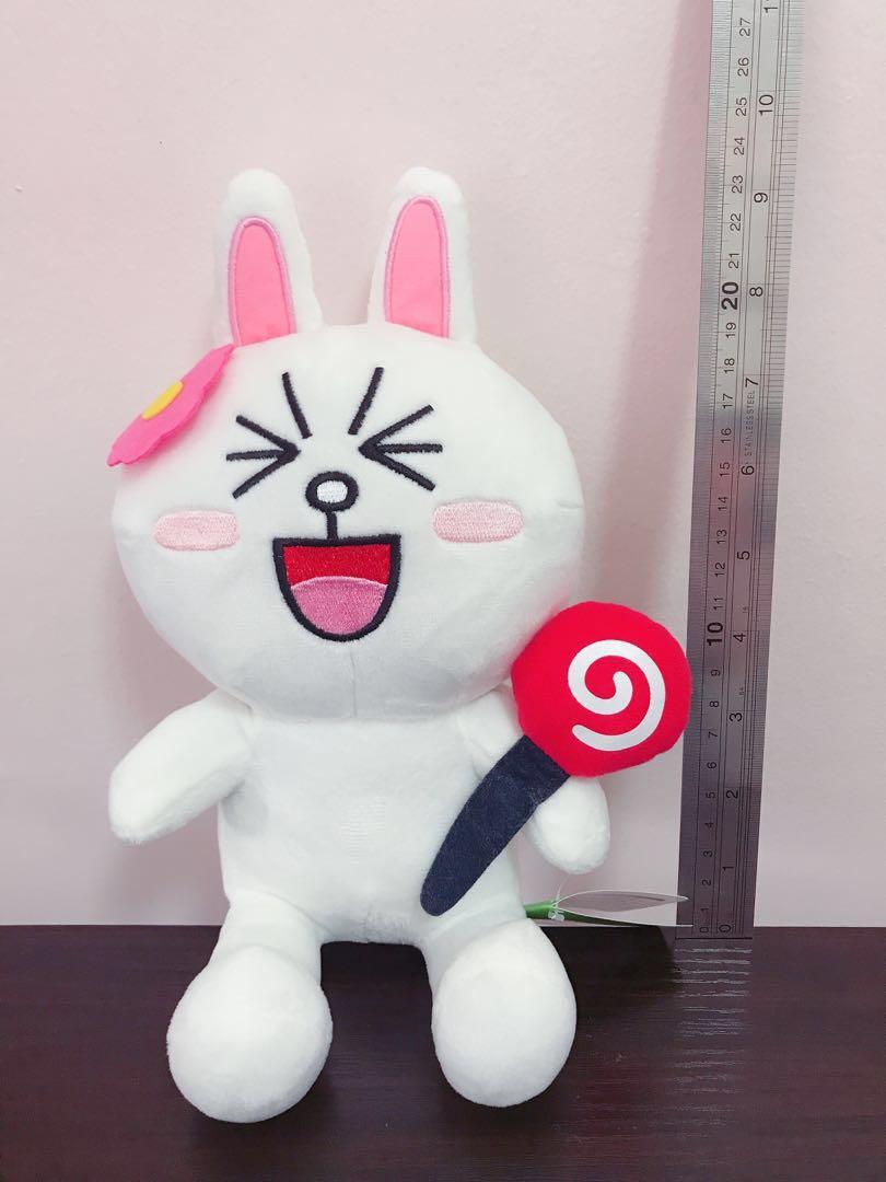 Line Friends Cony Rabbit Plush Toy, Hobbies & Toys, Toys & Games on ...