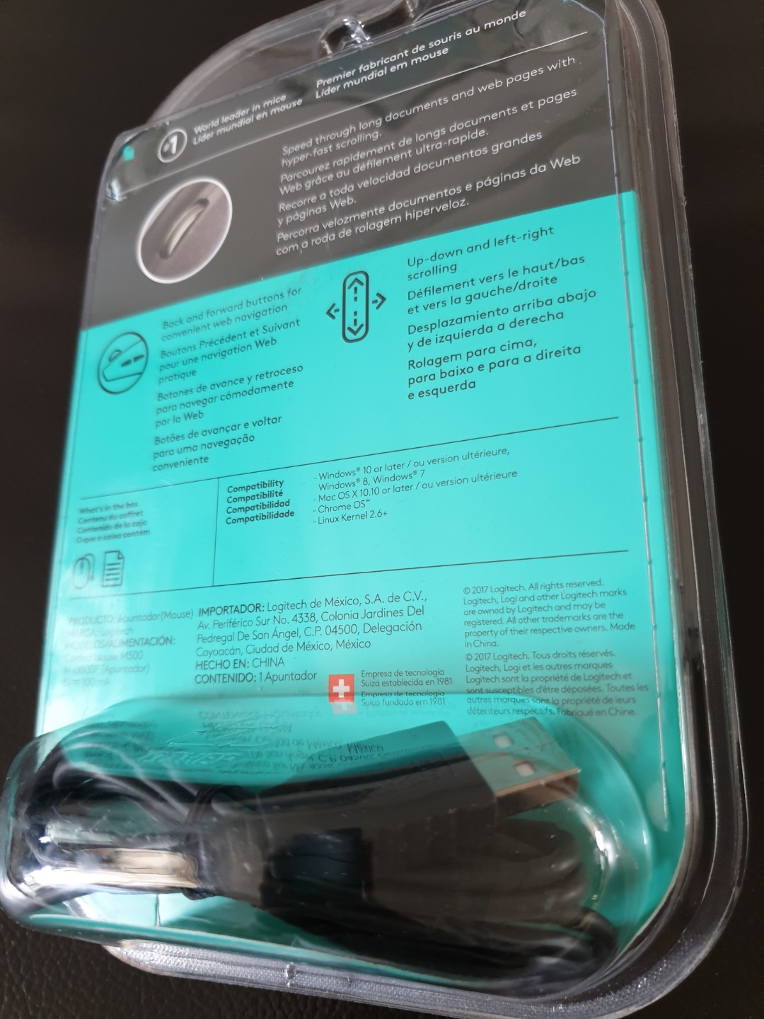 Logitech M500 Tilt wheel mouse (brand new), Computers & Tech, Parts ...