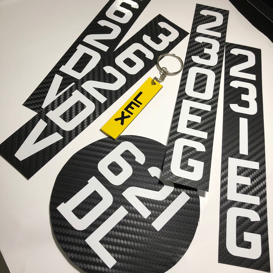 LTA sticker Carbon fiber background, Sports Equipment, PMDs, E-Scooters ...