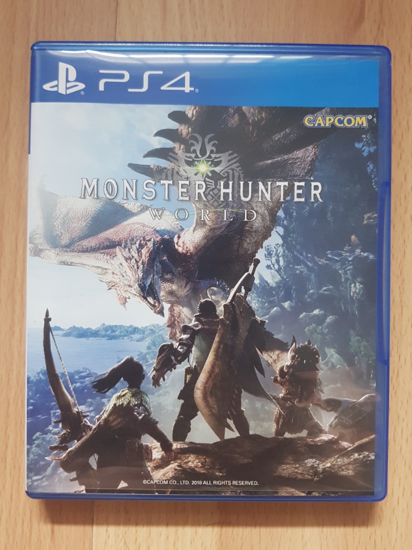 Monster Hunter World PS4, Video Gaming, Video Games, PlayStation on ...