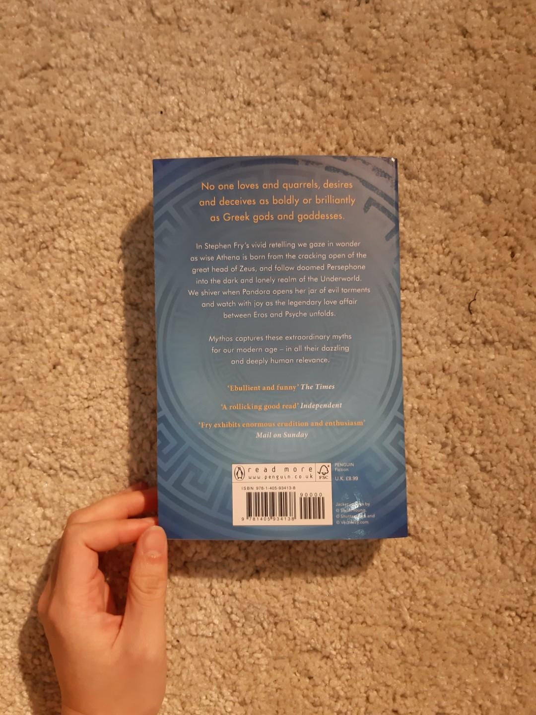 Mythos by Stephen Fry, Hobbies & Toys, Books & Magazines, Fiction & Non ...