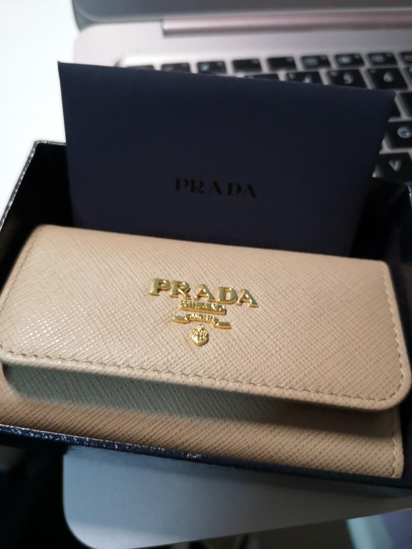 PRADA key holder, Luxury, Bags & Wallets on Carousell