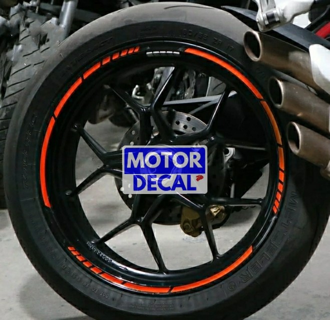 Premium Rim decal Reflective, Motorcycles, Motorcycle Accessories on ...