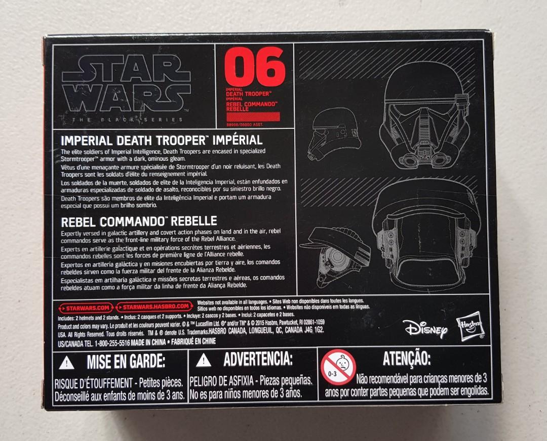 STAR WARS: IMPERIAL DEATH TROOPER & REBEL COMMANDO, Hobbies & Toys ...