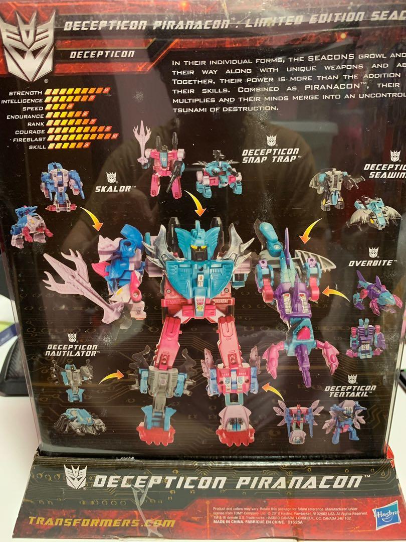 Transformer G1 Commemorative - Seacon / Piranacon, Hobbies & Toys, Toys ...