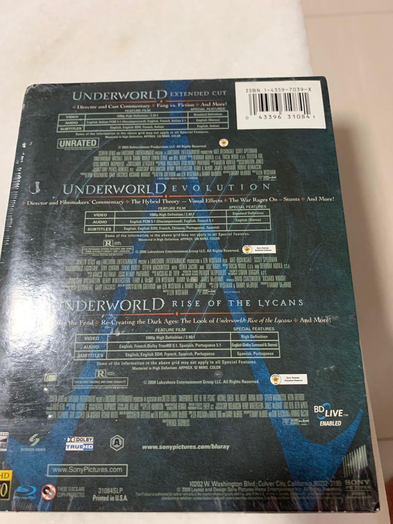 Underworld Blu Ray Trilogy (3 Movies Brand New), Hobbies & Toys, Music & Media, CDs & DVDs on ...
