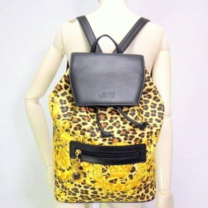 Versace Vintage Gianni Versace Backpack, Women's Fashion, Bags ...