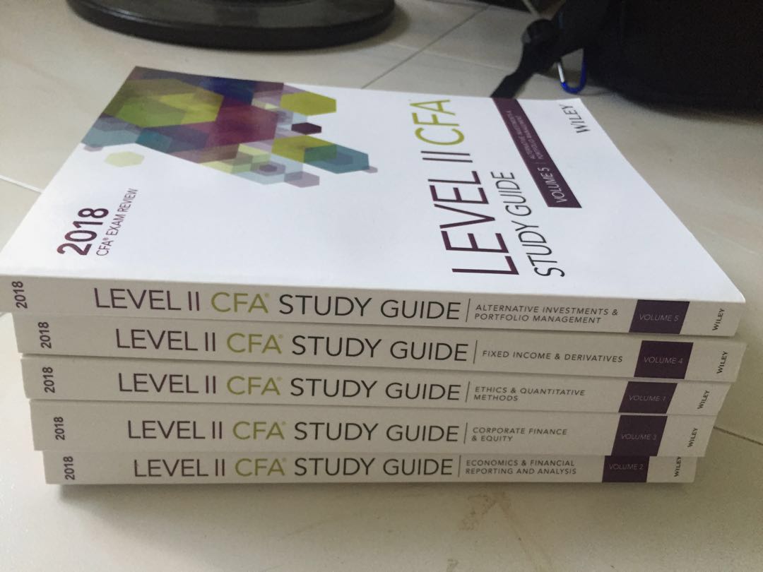 Wiley CFA level II Study Guides, Hobbies & Toys, Books & Magazines, Assessment Books on Carousell