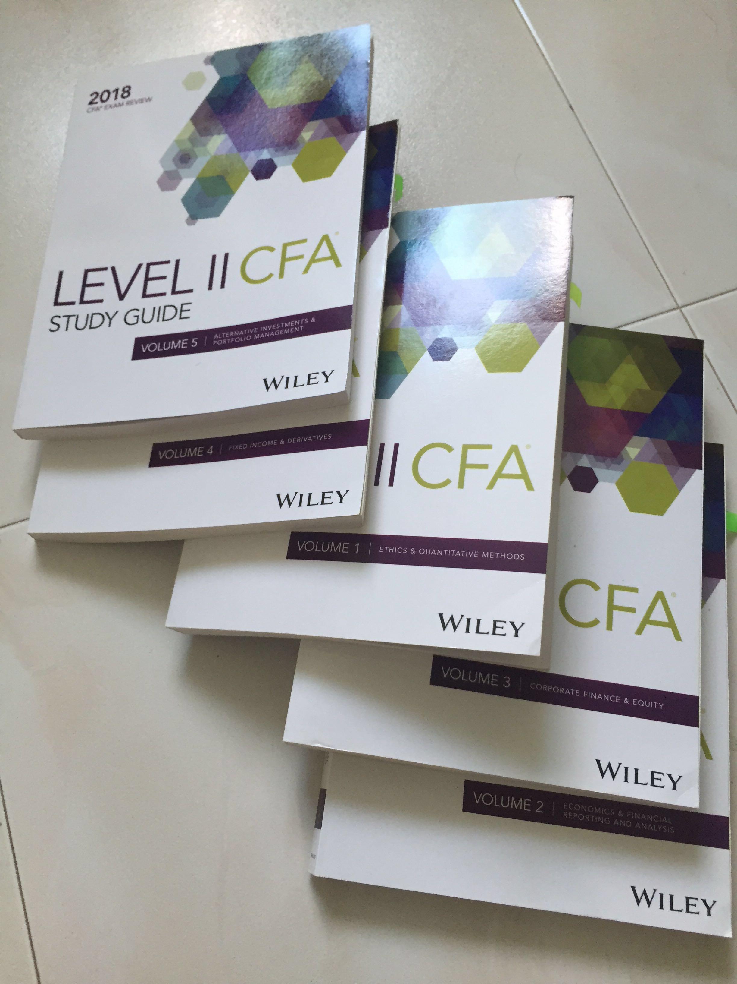 Wiley CFA level II Study Guides, Hobbies & Toys, Books & Magazines ...