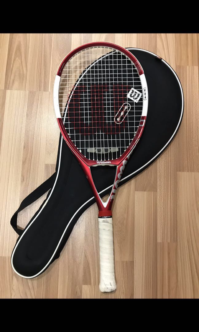Wilson nocde n5 Tennis Racket, Sports Equipment, Sports & Games, Racket ...