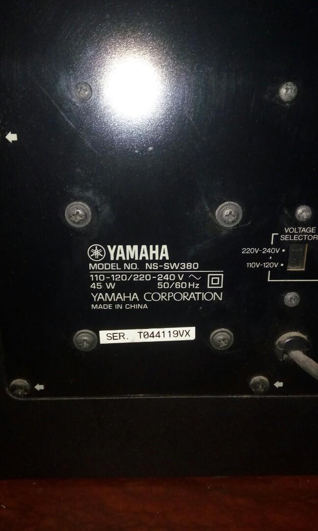 YAMAHA NS-SW380, Audio, Soundbars, Speakers & Amplifiers on Carousell