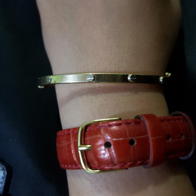 18k VSPL saudi gold bangle, Luxury, Accessories on Carousell